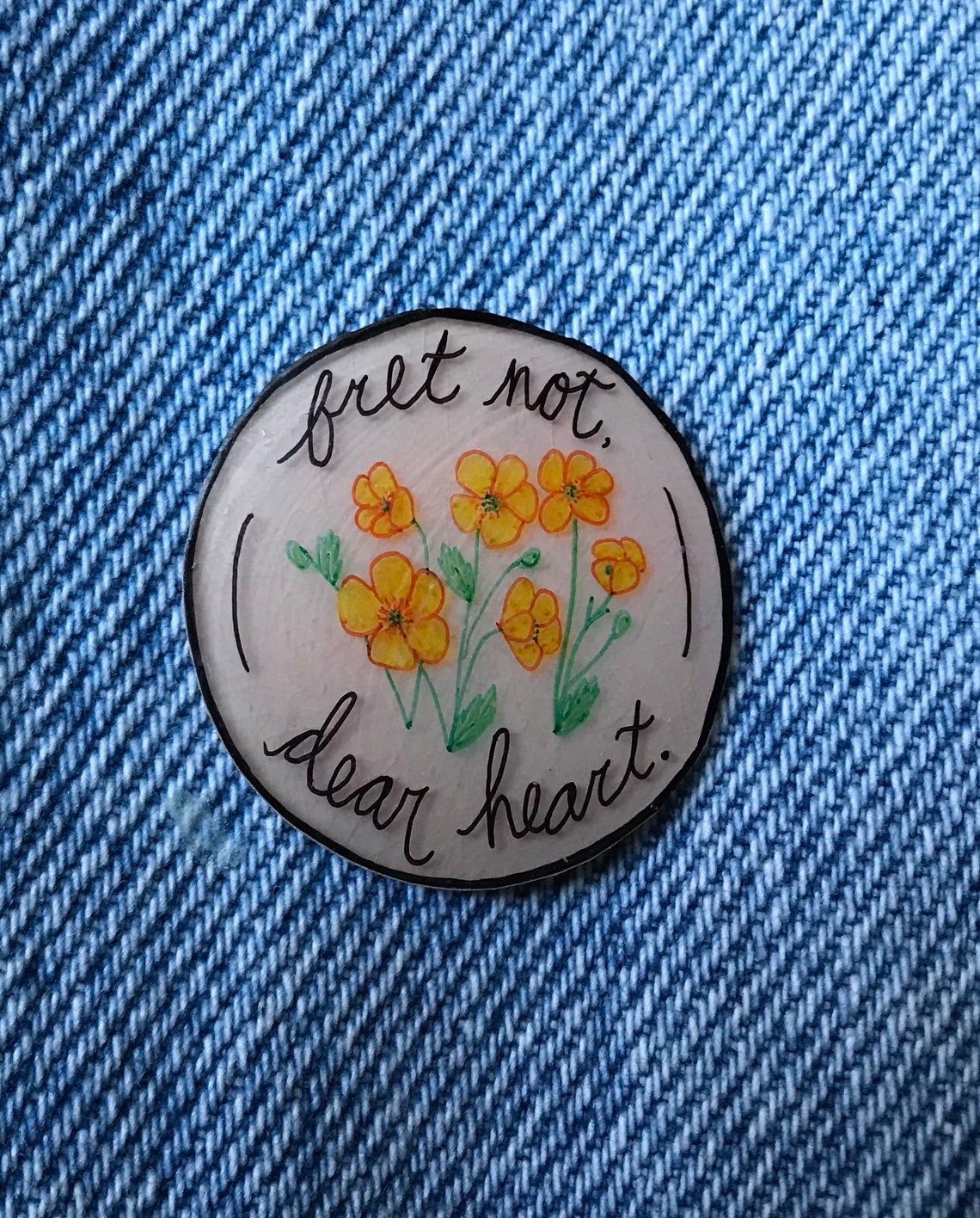 The Amazing Devil Lyric Pins | Etsy