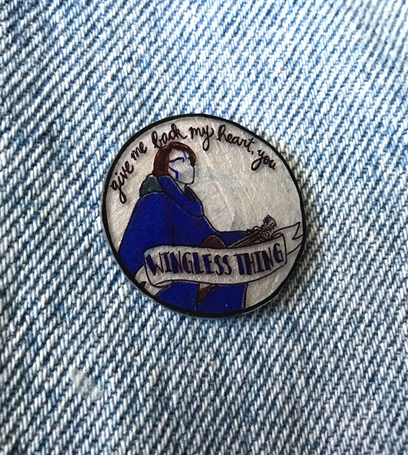 The Amazing Devil Lyric Pins | Etsy