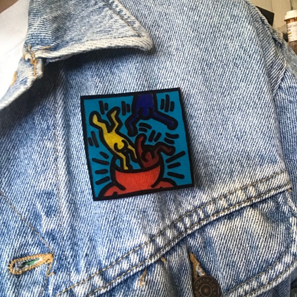 Keith Haring Patch - Etsy