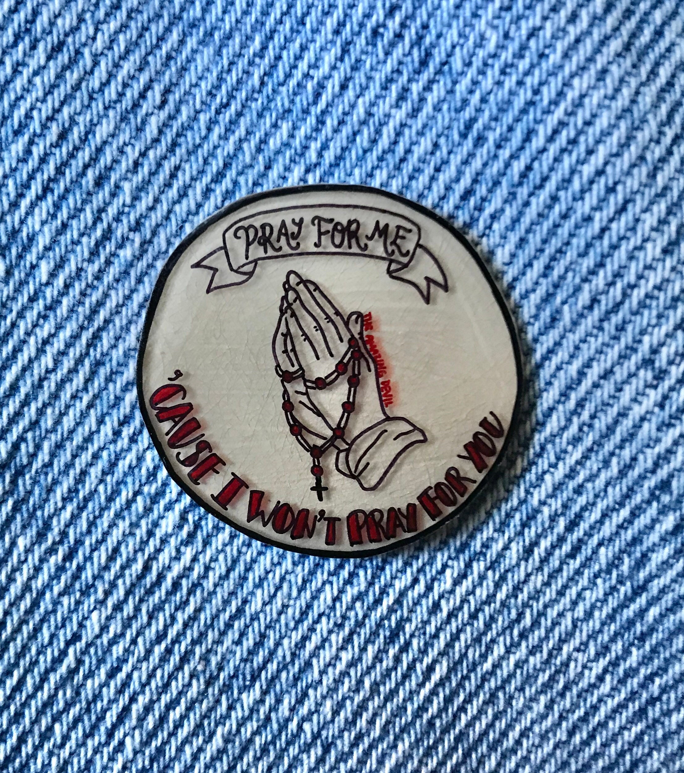 The Amazing Devil Lyric Pins | Etsy