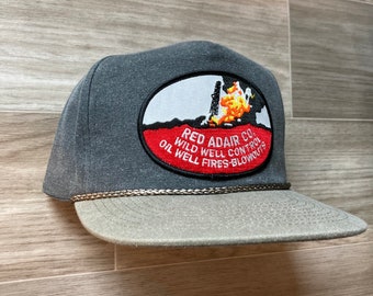 Red Adair Cap - Etsy