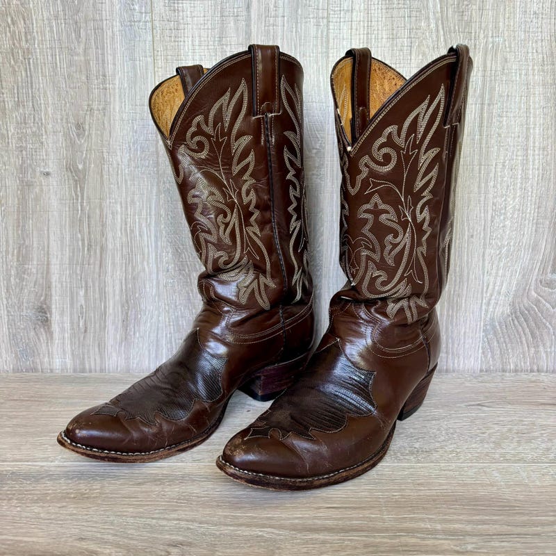 Inlay Boots - Etsy