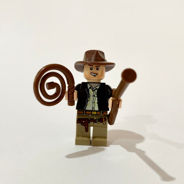 Indiana Jones Minifigure - Etsy