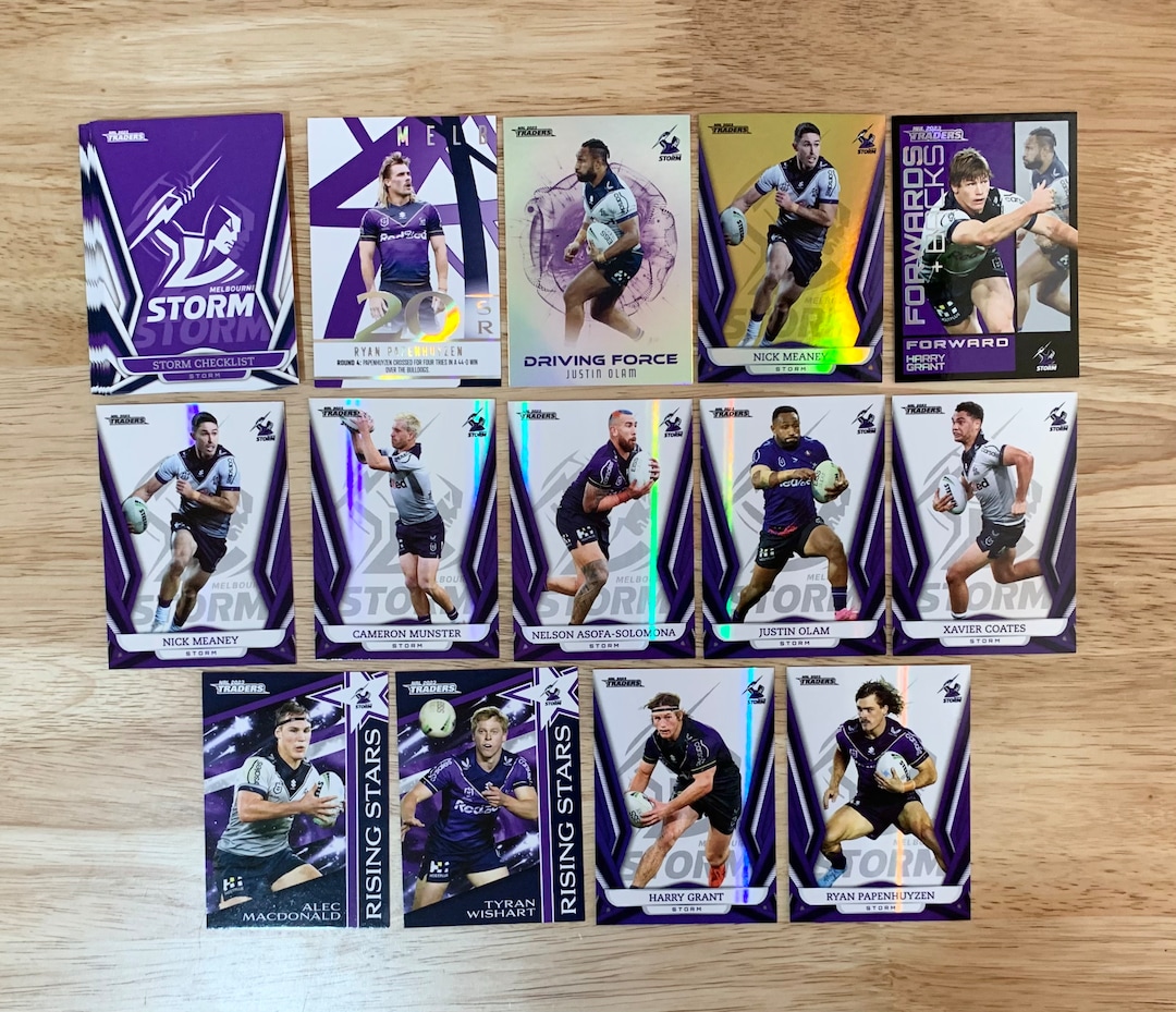 Melbourne Storm Rugby League 2023 NRL Traders Trading Cards - Etsy ...