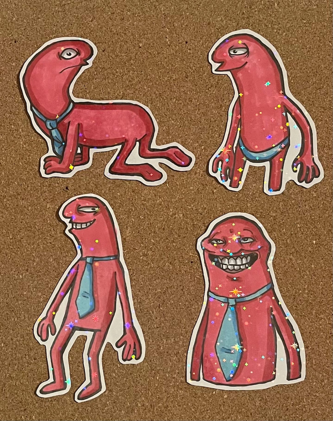 Smiling Friends Allan Stickers holographic - Etsy