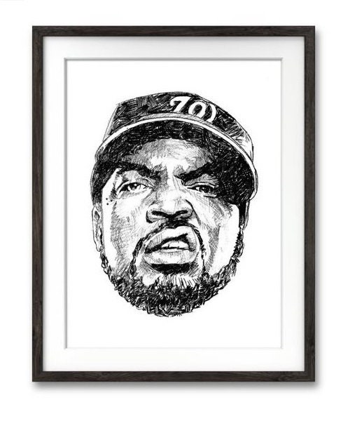 ICE CUBE Art Print - Etsy