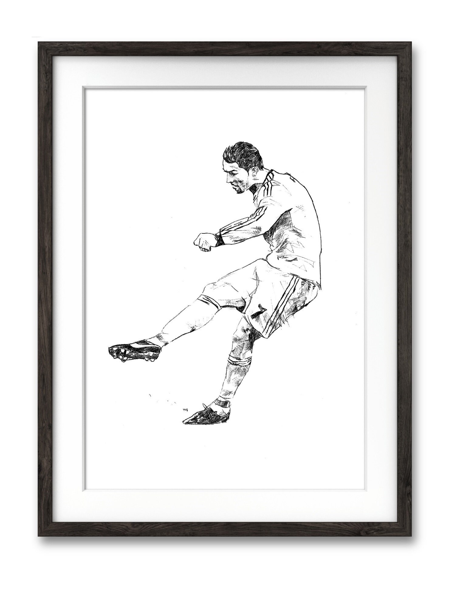 CRISTIANO RONALDO Football Art Print - Etsy