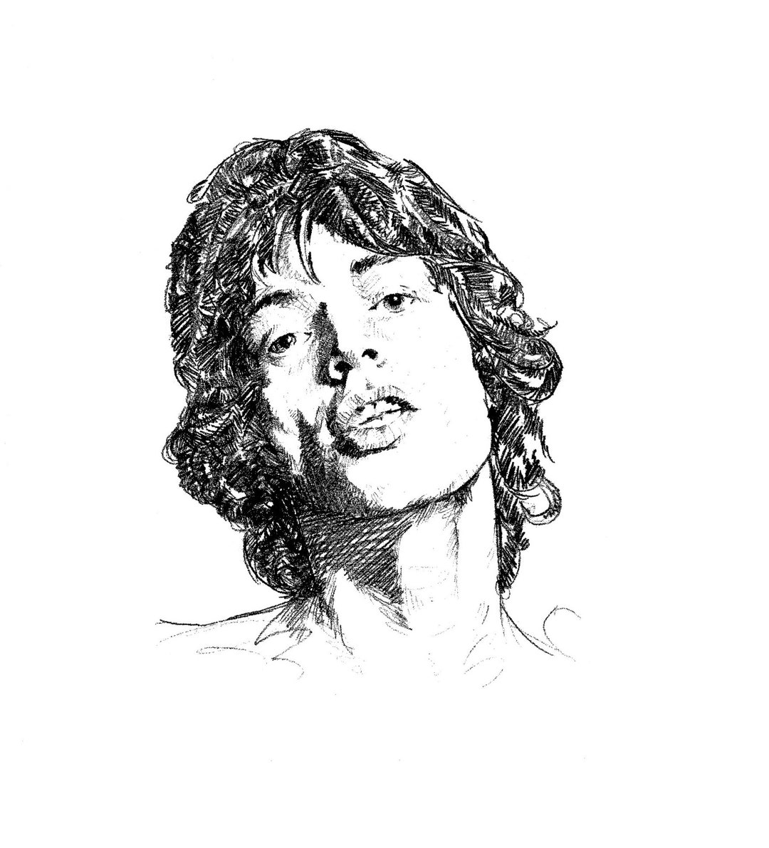 MICK JAGGER Art Print - Etsy
