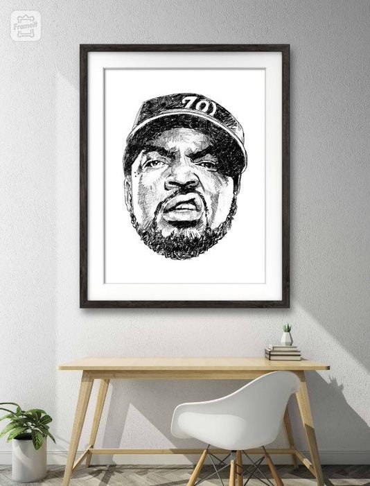 ICE CUBE Art Print - Etsy