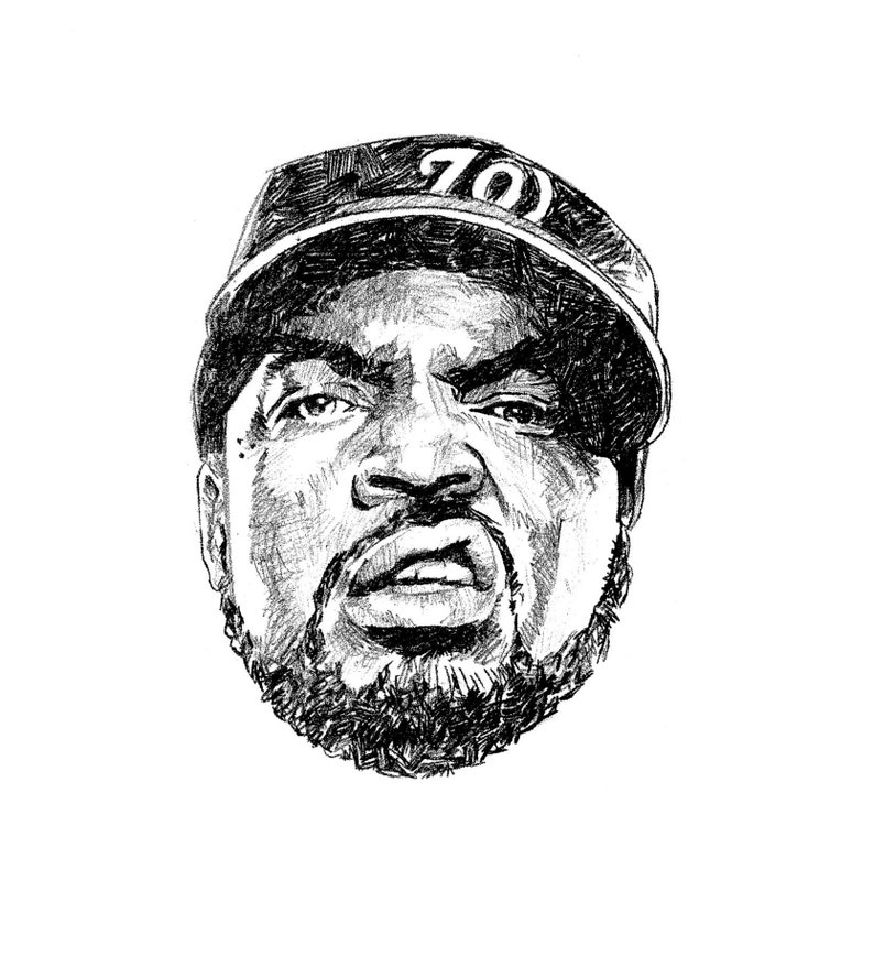 ICE CUBE Art Print - Etsy