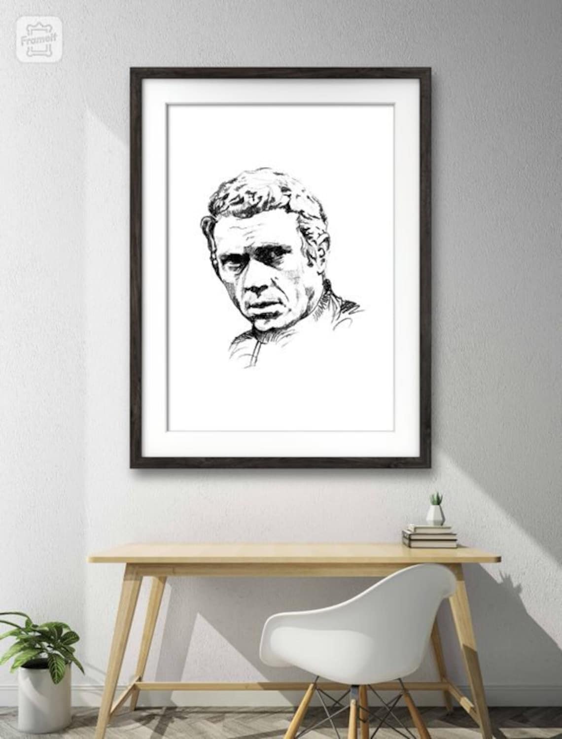 STEVE MCQUEEN Art Print - Etsy