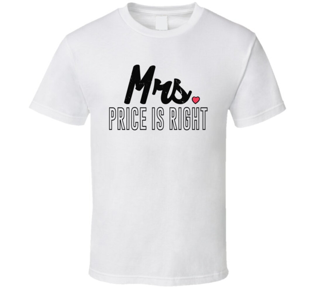 Mrs Price is Right Game Show Funny Female Contestant T Shirt - Etsy