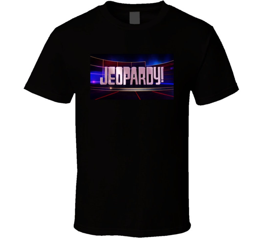 Jeopardy Logo Tv Game Show Trivia Classic Alex Trebek T Shirt - Etsy