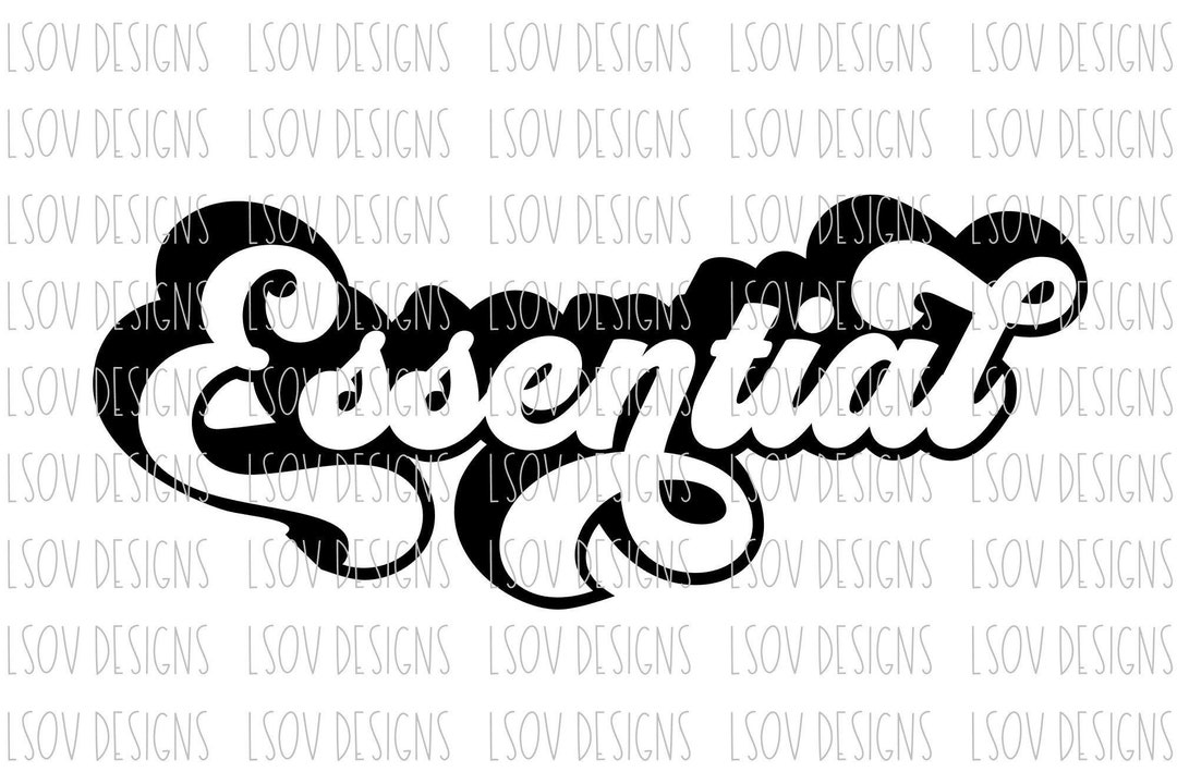 ESSENTIAL *PNG* & *SVG* - Etsy