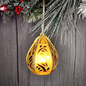 Partridge in a Pear Tree DIY Easy 3D Christmas Ornament No Glue ...