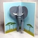 DIY Elephant Pop-up Card SVG and PDF Template for Instant Download - Etsy