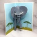 DIY Elephant Pop-up Card SVG and PDF Template for Instant Download - Etsy