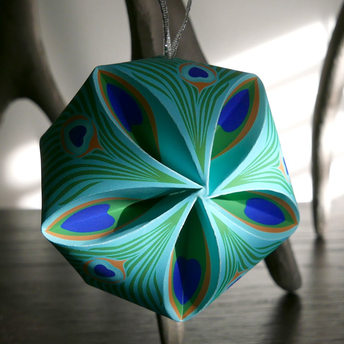 Set of 3 Art Deco Inspired 3D Paper Sphere Ornaments - Etsy
