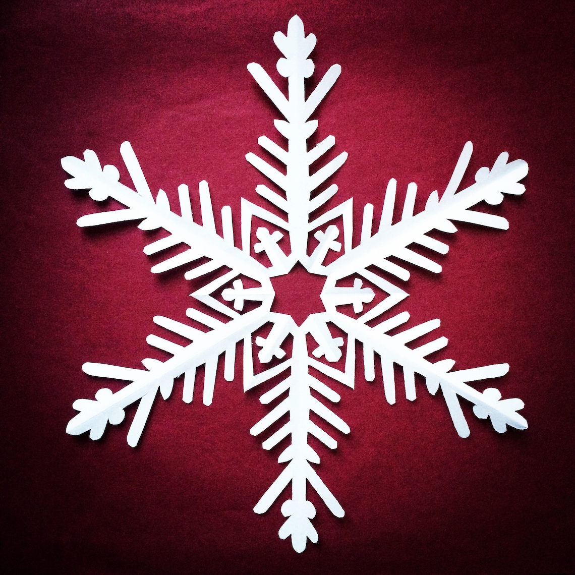 9 Paper Snowflake Patterns (advanced) PDF (digital Download) - Paper ...