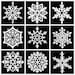 9 Paper Snowflake Patterns (advanced) PDF (digital Download) - Paper ...