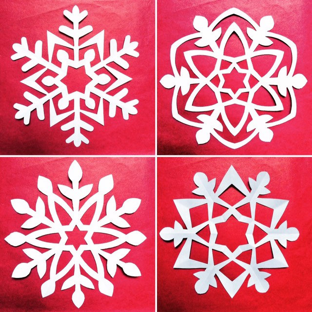 25 Paper Snowflake Patterns Collection PDF (digital Download) - Paper ...