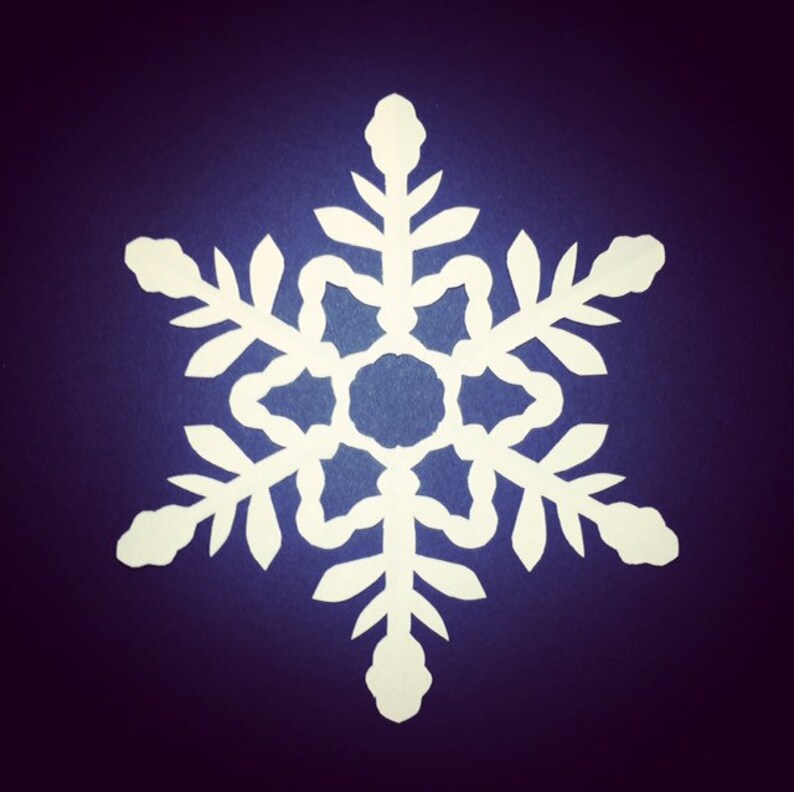 9 Paper Snowflake Patterns (intermediate) PDF (digital Download ...