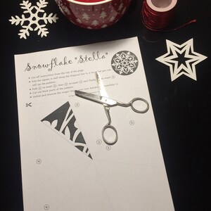 9 Paper Snowflake Patterns (advanced) PDF (digital Download) - Paper ...