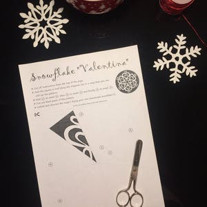 The "valentine" Snowflake Pattern - Etsy