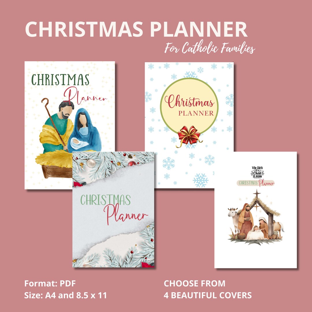 Printable Catholic Christmas Planner: Your PDF Guide to a Faith-filled ...