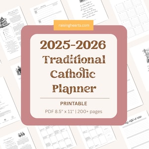 Traditional Catholic Planner 2025-2026: Latin Missal Feasts ...