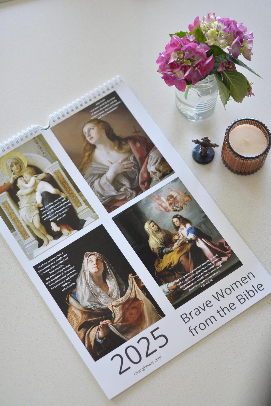 2025 Wall Calendar - Brave Women in the Bible | Big Size Vertical ...