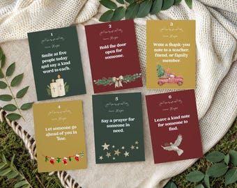 Catholic Acts of Kindness Advent Calendar for Kids | 25 Days of Faith ...