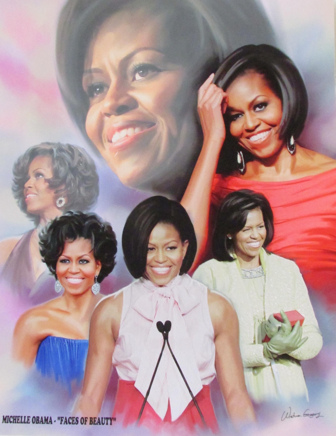 Barack & Michelle Obama Art Prints: U Pick, African American ...