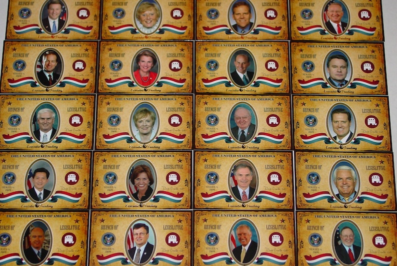 2009 Political Trading Cards: Series 1/2 Sealed Packs - Etsy
