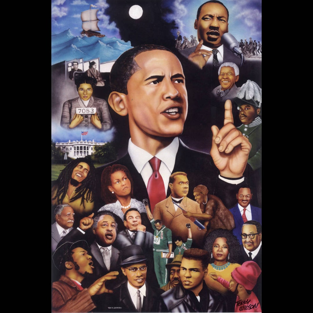 Obama Forward We March by Terry Wilson Art Prints Posters Art Wall ...