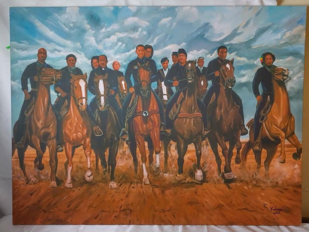 Canvas Barack Obama freedom Riders 36 X 48 Stretched Canvas by Artist ...