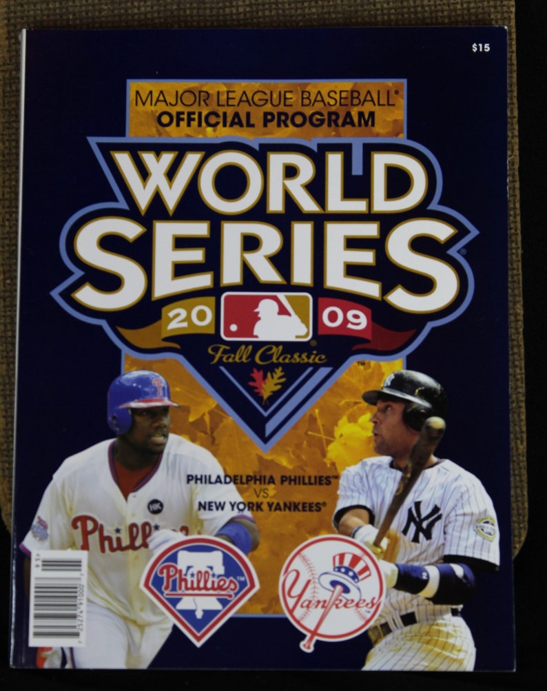 2009 MLB World Series Official Program NY Yankees Vs Philadelphia ...