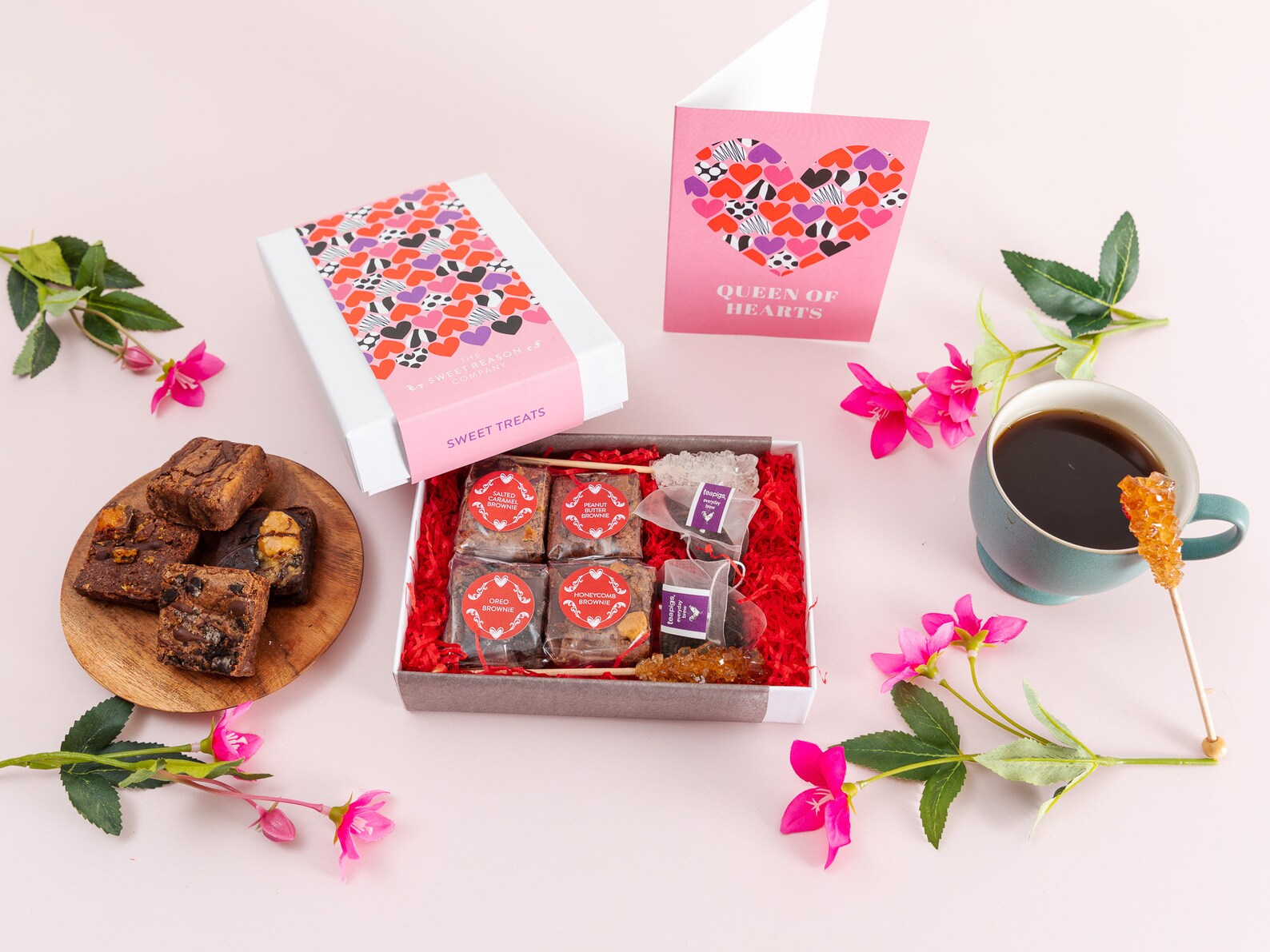 Queen of Hearts' Afternoon Tea for Two Gift - Etsy UK