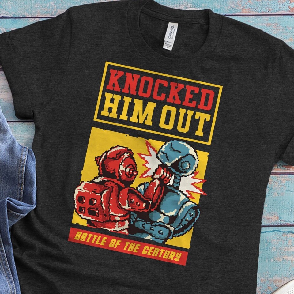 Vintage Robot Shirt, Funny Bot T-Shirt, Retro Toys T-shirt, Old School ...