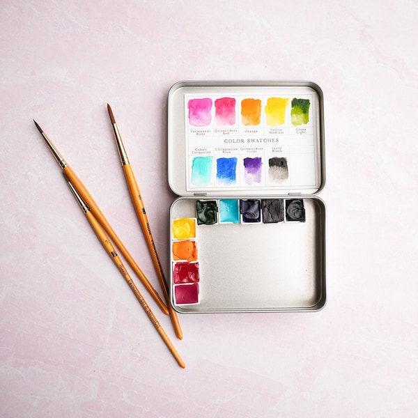 Watercolor Paint Set - Etsy