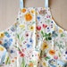 Floral Apron With Pocket. Botanical Kitchen Apron. Botanical Apron for ...