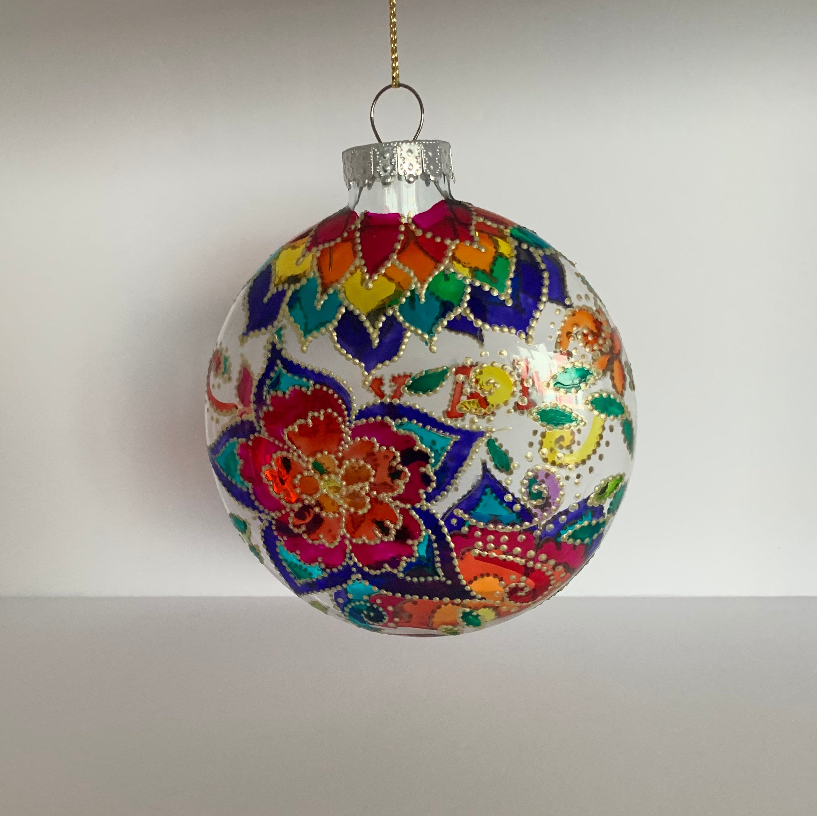 Glass Ball Ornament Personalized Christmas Ornament Glass | Etsy