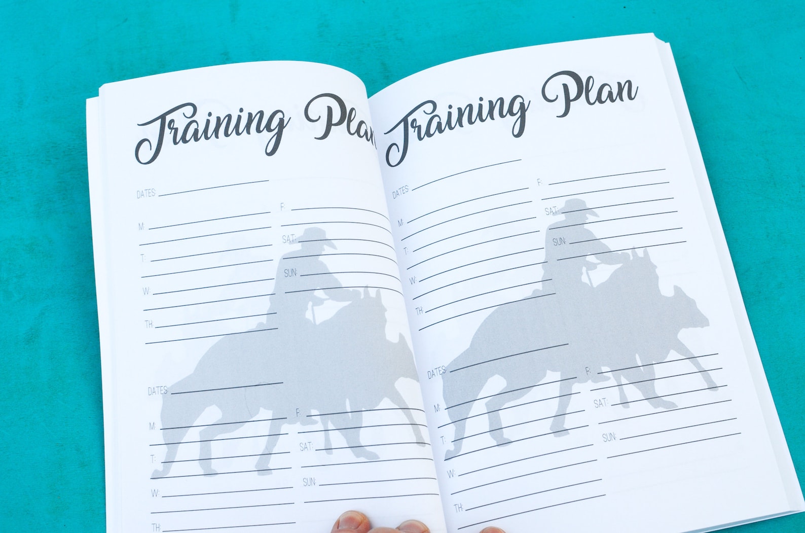 The Cowhorse Journal Equestrian Planner & Horse Training Log | Etsy