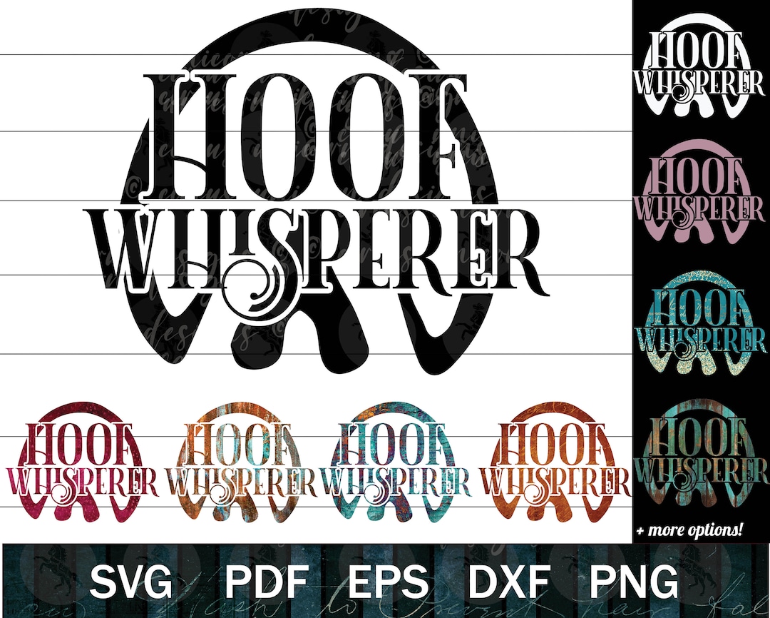 Hoof Whisperer Farrier SVG & PNG Bundle, Horse Blacksmith SVG Bundle ...