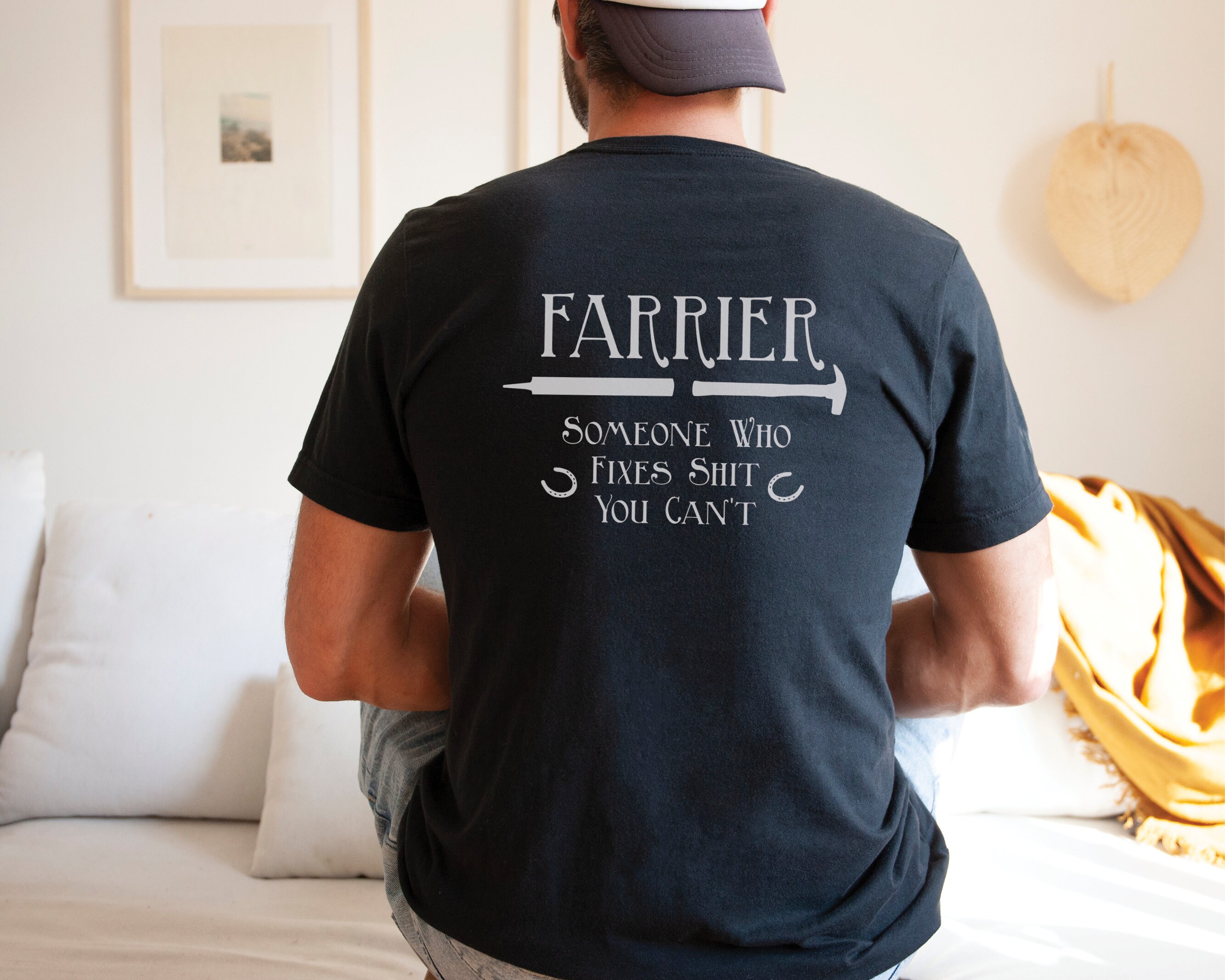 Funny Farrier Shirt Blacksmith T-shirt Farrier Gift - Etsy