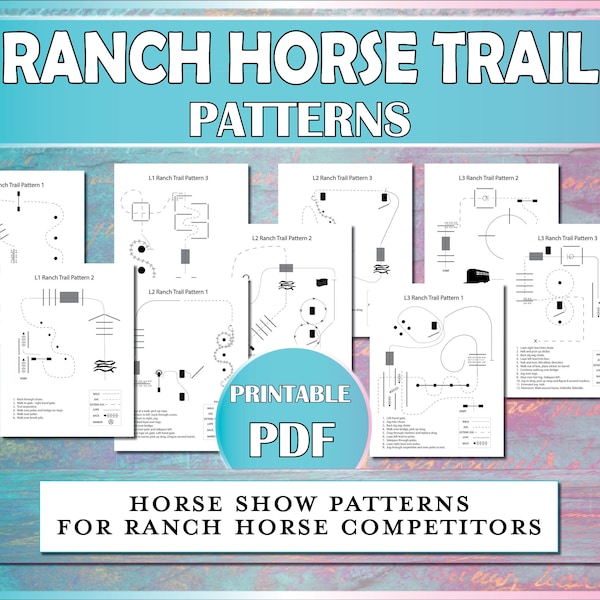 Horseshow Patterns - Etsy