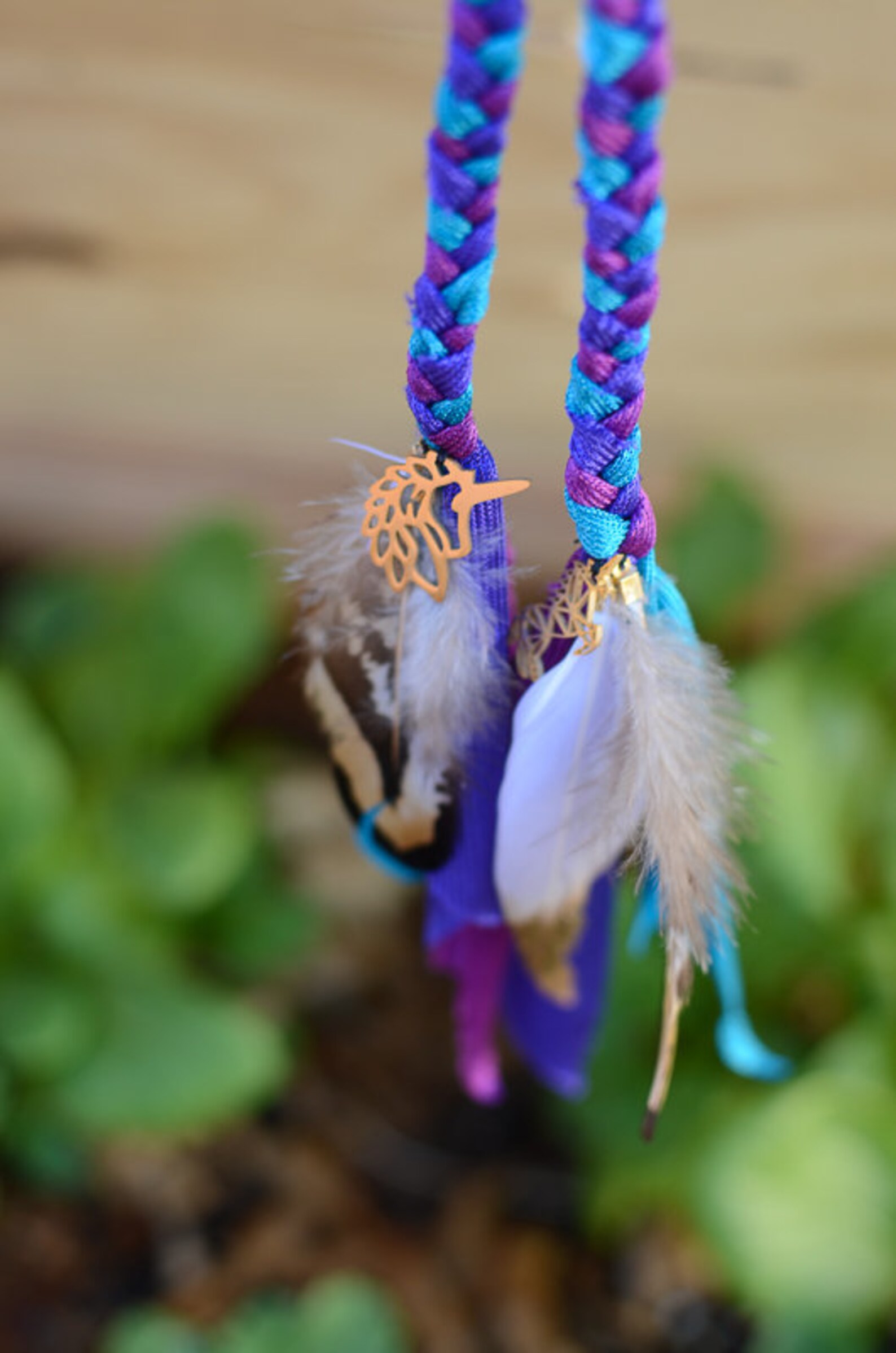 Braided Feather Mane & Tail Accessories for Horse or Pony | Etsy