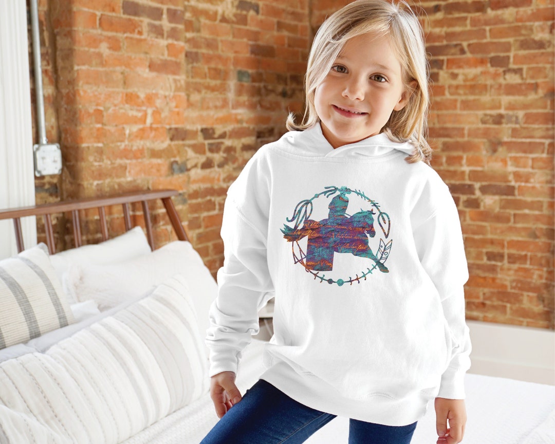 KIDS Barrel Racer Sweatshirt | Youth Barrel Racing Hoodie, Turquoise ...
