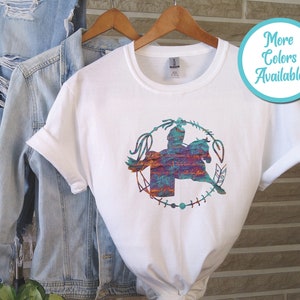 Barrel Racer Shirt | Cowgirl and Horse T-shirt, Cowgirl Gift, Barrel ...