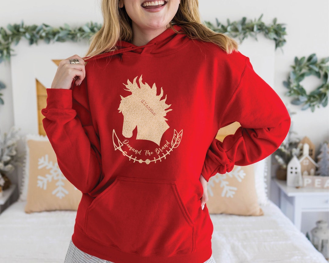 Demand the Brand Mustang Horse Sweatshirt Mustang Horse Hoodie, Mustang ...